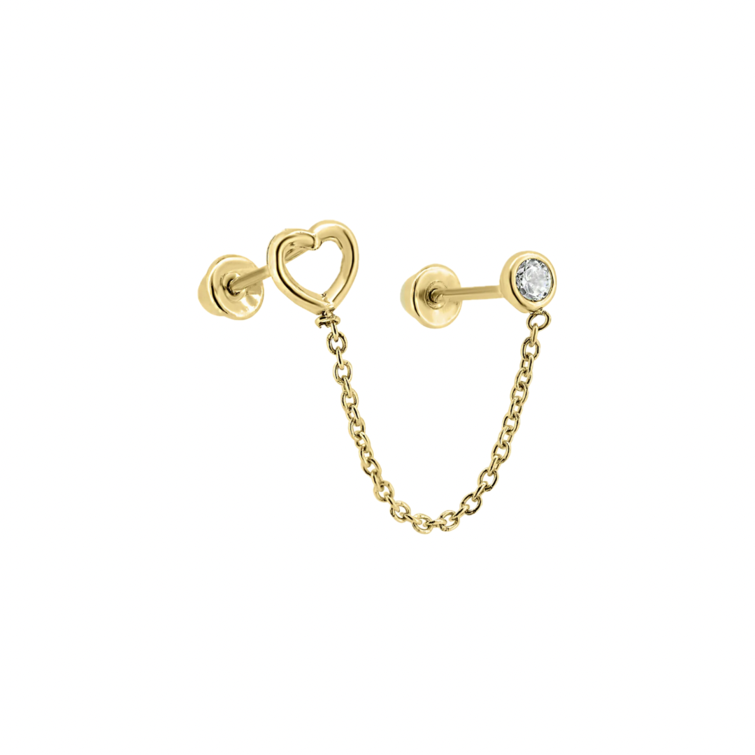 Sofia Chain Studs – talarmal